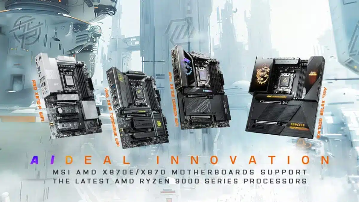 MSI Unveils X870E/X870 Motherboards for AMD Ryzen 9000/8000/7000 Series ...