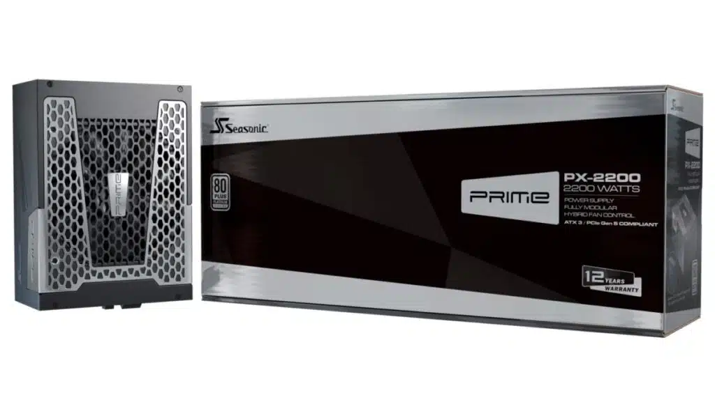 Seasonic PRIME PX-2200 Is a Europe-Only 2200W ATX 3.1, PCIe 5.1, 80 ...