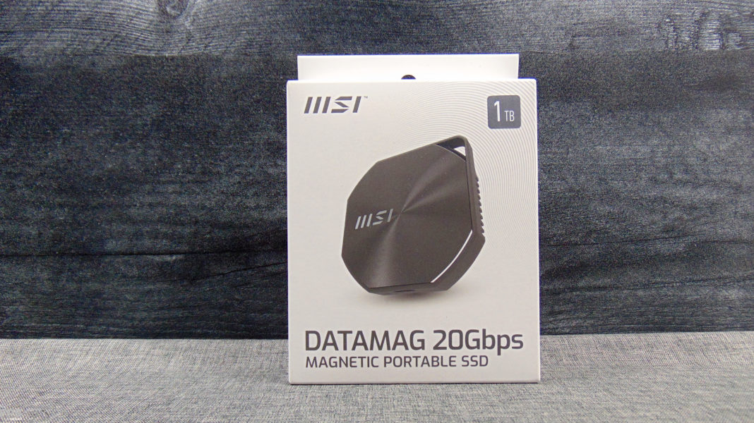 MSI DATAMAG 20Gbps Magnetic Portable SSD Review