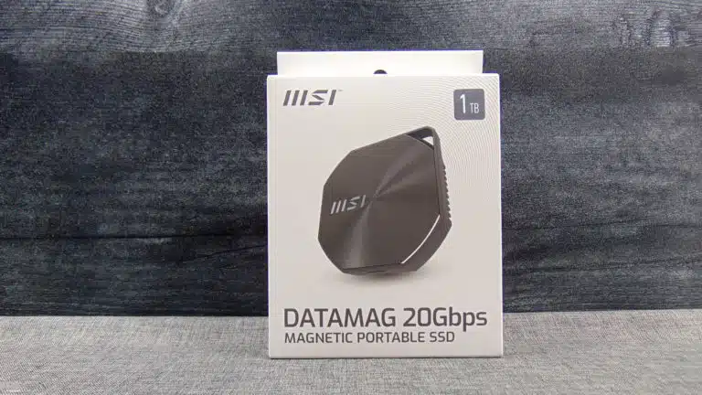 MSI DATAMAG 20Gbps Magnetic Portable SSD Review