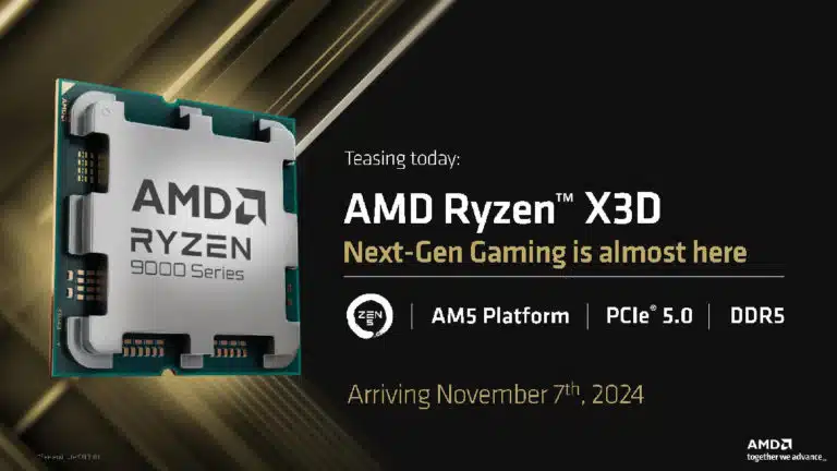 AMD Ryzen 7 9800X3D Arrives on November 7 with All-Core Clock Speeds of ...