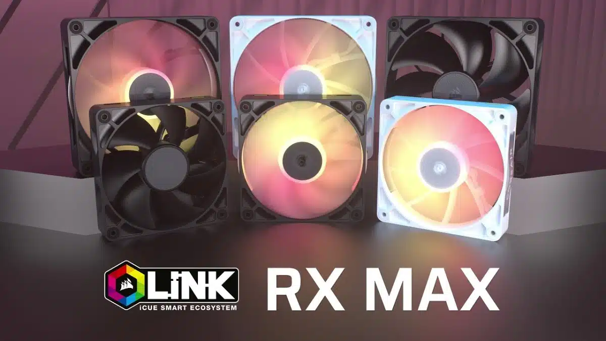 New Corsair iCUE LINK RX MAX Fan Series Are 20% Thicker for Increased ...