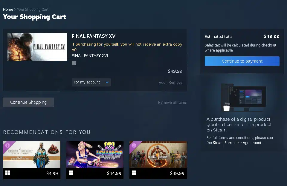 Steam Begins Warning Players They're Only Buying a License to a Game as ...