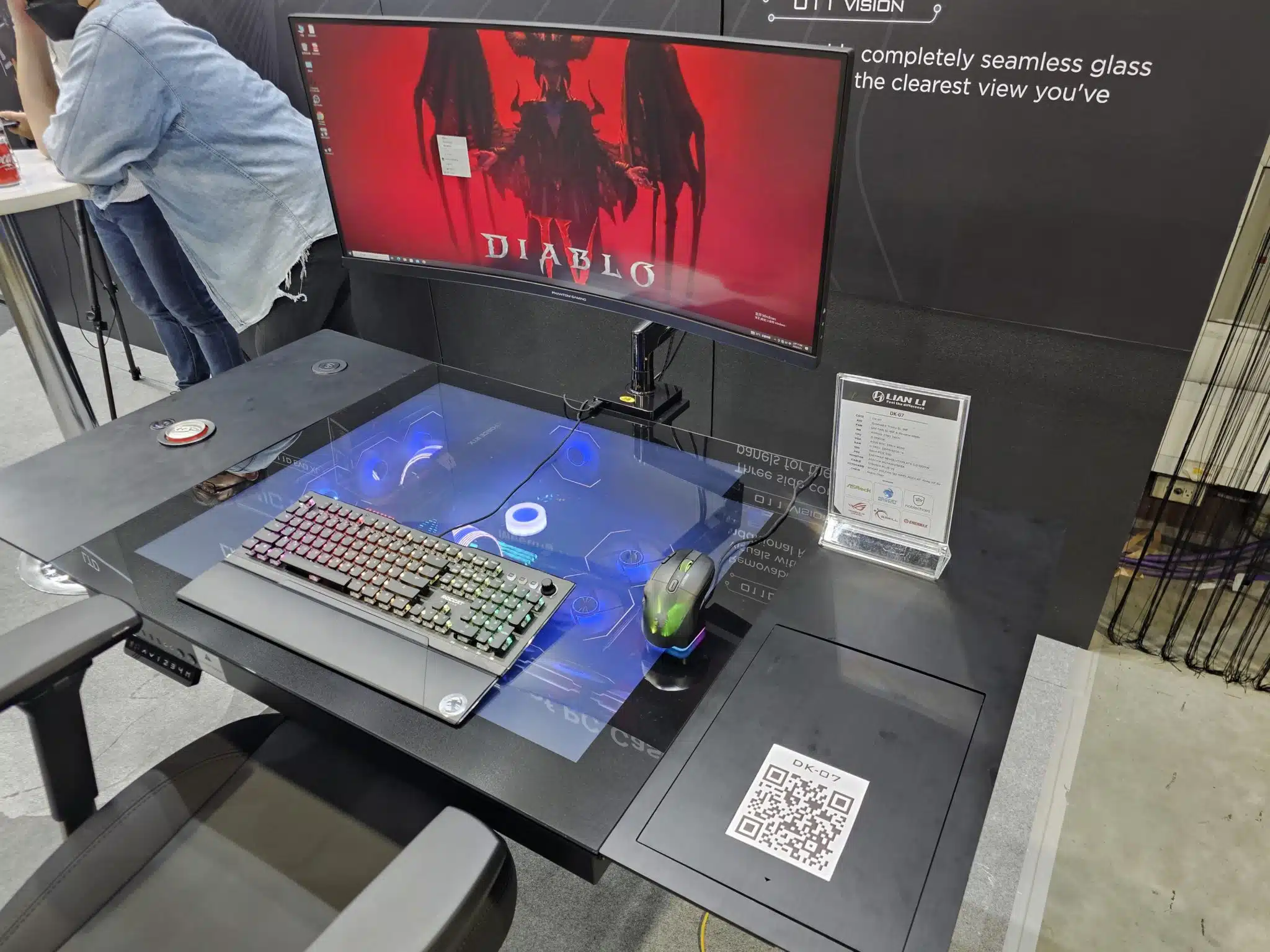 Lian Li Launches the DK-07 PC Desk That's Also A Two System Case