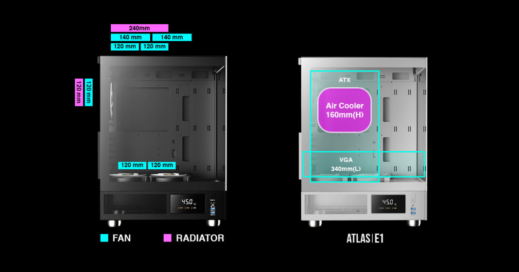 GAMIDAS Introduces ATLAS 1st Series PC Cases with Dual-Side Tempered ...
