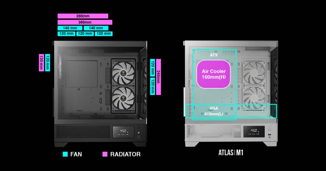 GAMIDAS Introduces ATLAS 1st Series PC Cases with Dual-Side Tempered ...