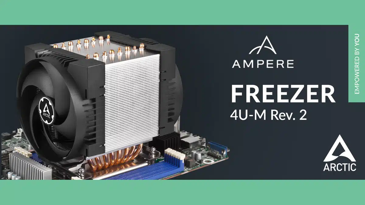 Arctic Freezer 4U-M Rev. 2 Delivers Optimized Cooling Performance for AMD EPYC, Intel Xeon, and ...