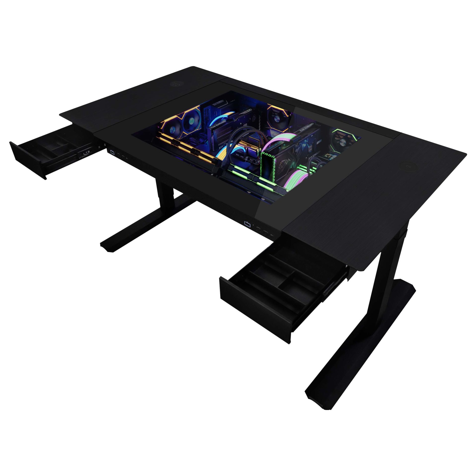 Lian Li Launches the DK-07 PC Desk That's Also A Two System Case