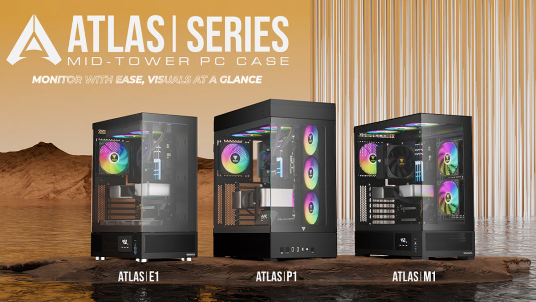 GAMIDAS Introduces ATLAS 1st Series PC Cases with Dual-Side Tempered Glass Panels and Digital ...
