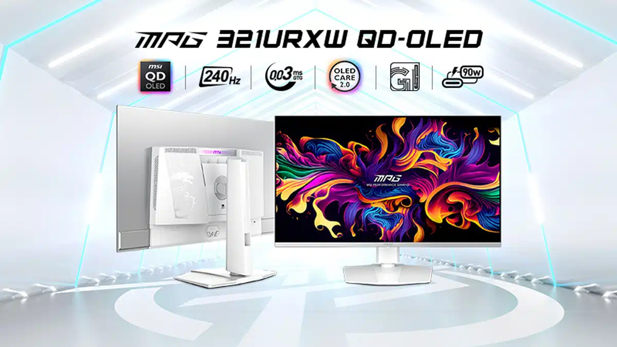 MSI Unveils MPG 321URXW QD-OLED 4K 240 Hz Gaming Monitor in White to ...