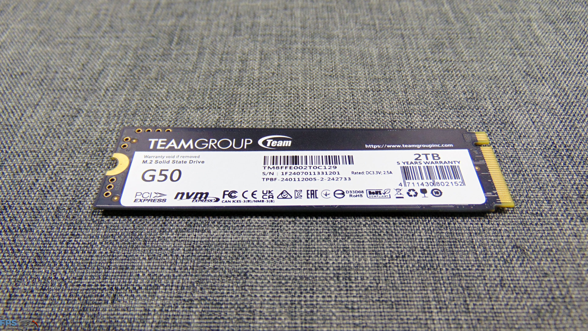 TEAMGROUP T-FORCE G50 2TB PCIe Gen4 M.2 NVMe SSD Review