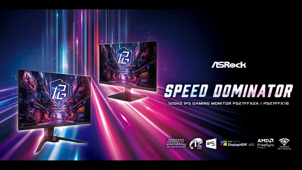 ASRock Delivers the Ultimate Speed and Color Experience with 520Hz IPS ...