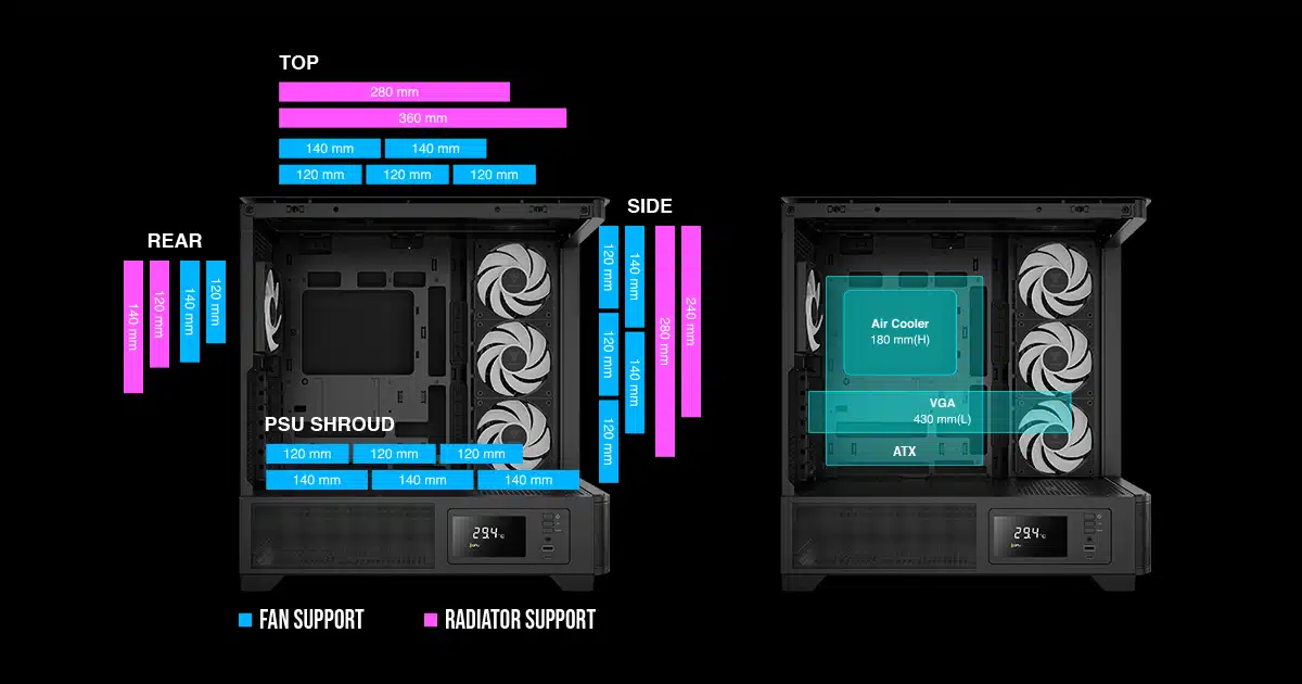 GAMDIAS Launches the ATLAS P2 CG Curved Glass Panoramic Case with Fish ...