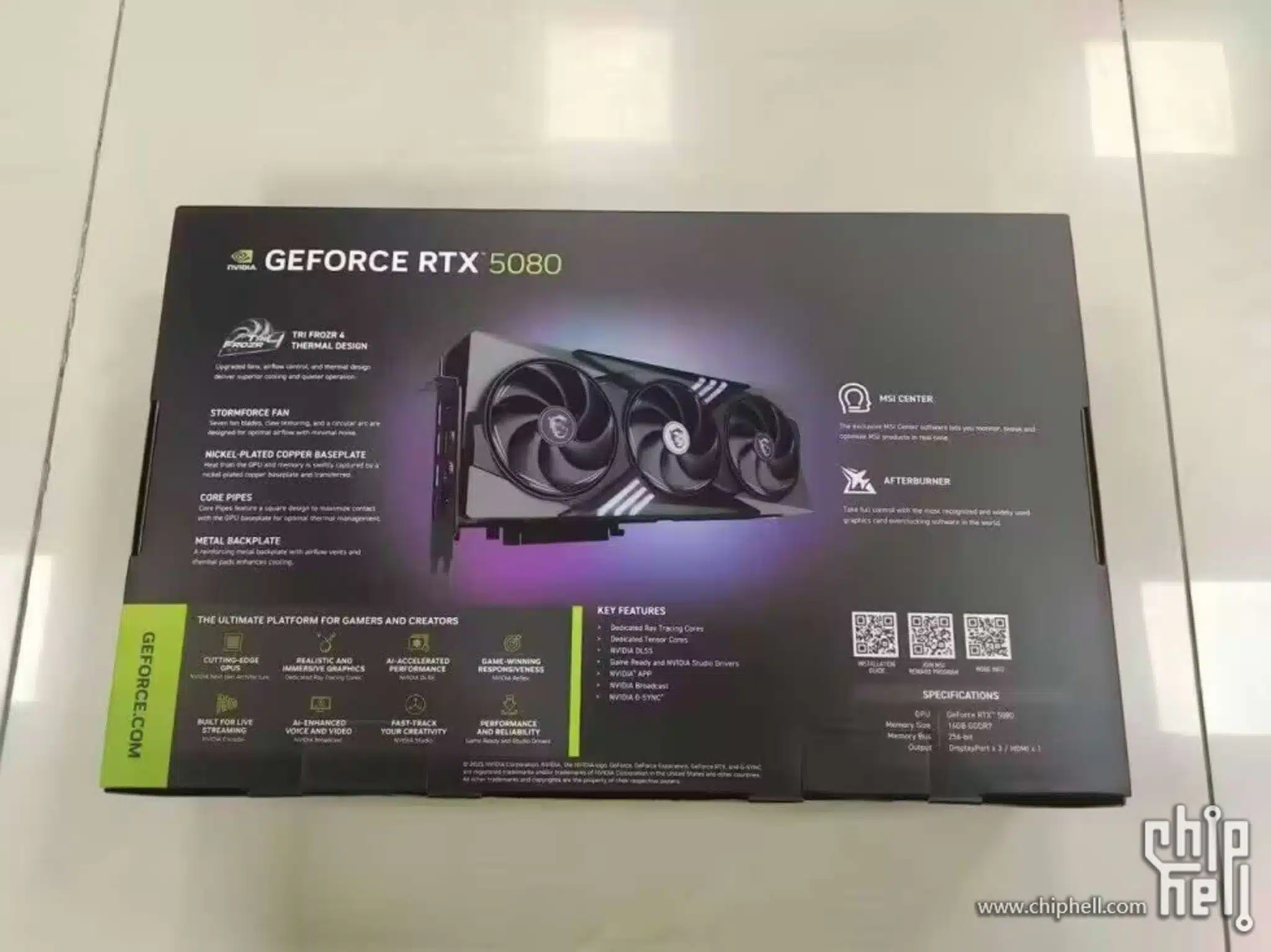 MSI GeForce RTX 5080 GAMING TRIO Packaging Leaks Online, Confirming 16 ...