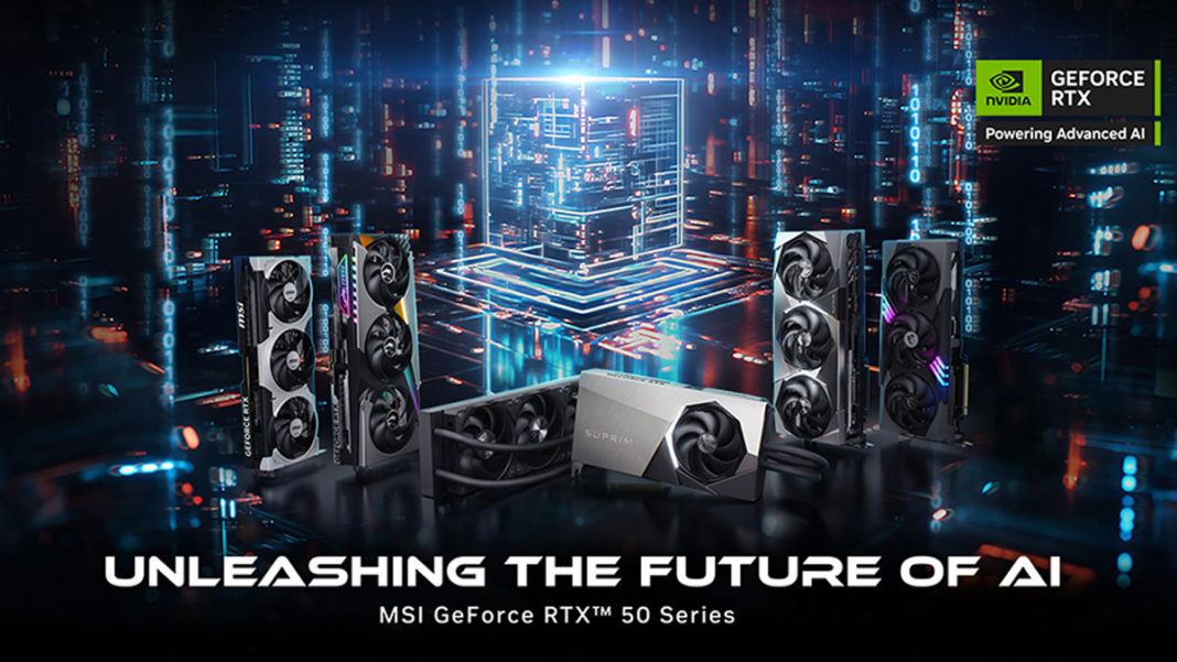 MSI Unveils NVIDIA GeForce RTX 50 Series Graphics Cards for the AI Era ...
