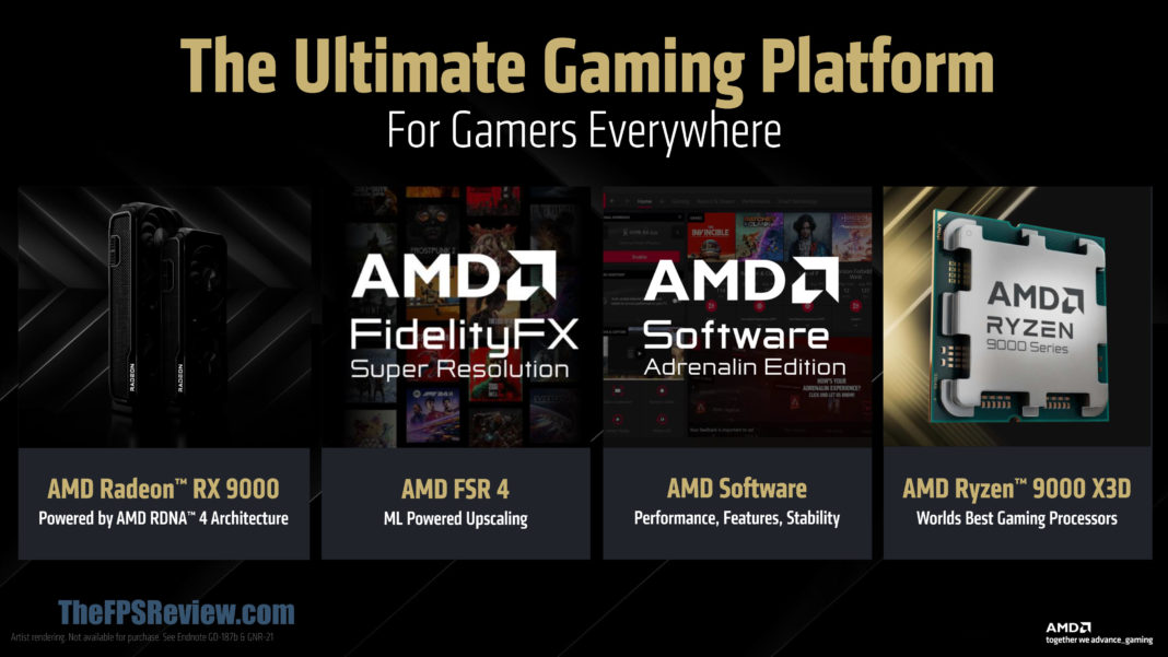 AMD Radeon RX 9000 Series GPUs & RDNA 4 Architecture & FSR 4 ...