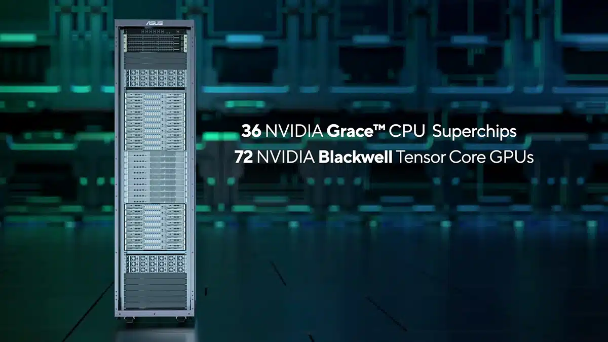 ASUS AI POD with 72 NVIDIA "Blackwell" GPUs and 36 "Grace" CPUs Will ...