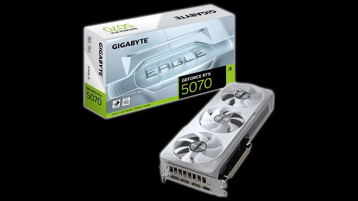 GIGABYTE GeForce RTX 5070 EAGLE OC ICE SFF 12G Video Card Review