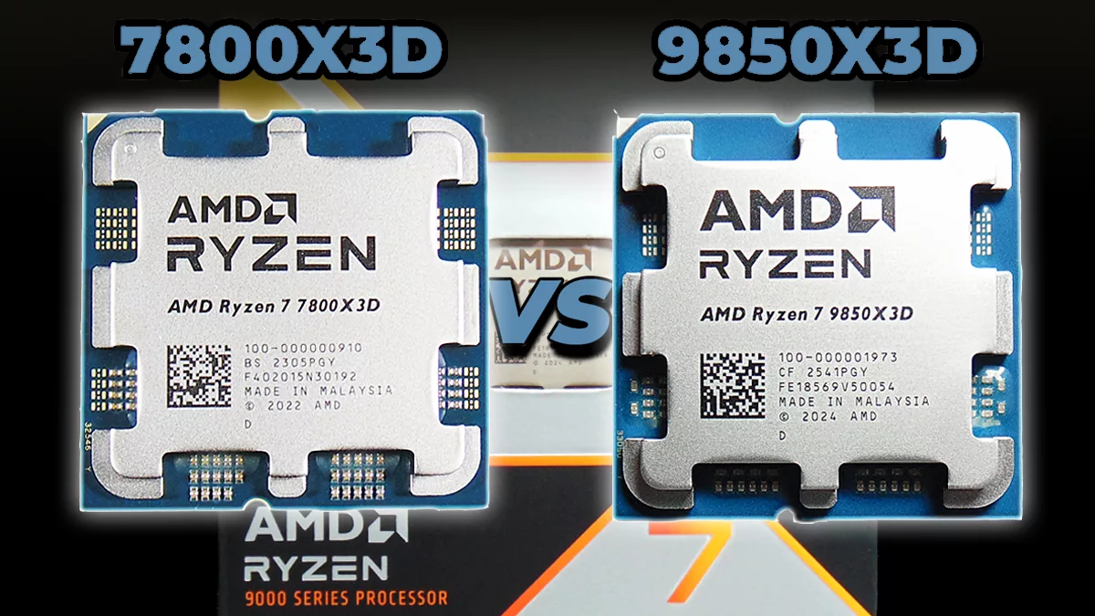 AMD Ryzen 7 9850X3D vs Ryzen 7 7800X3D Gaming Performance: Worth the ...